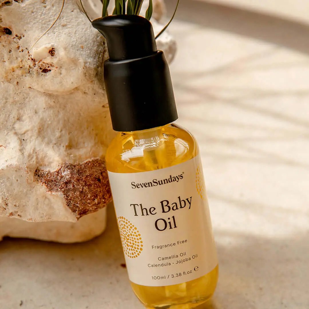 Best Natural & Organic Baby Oil in Australia | Seven Sundays