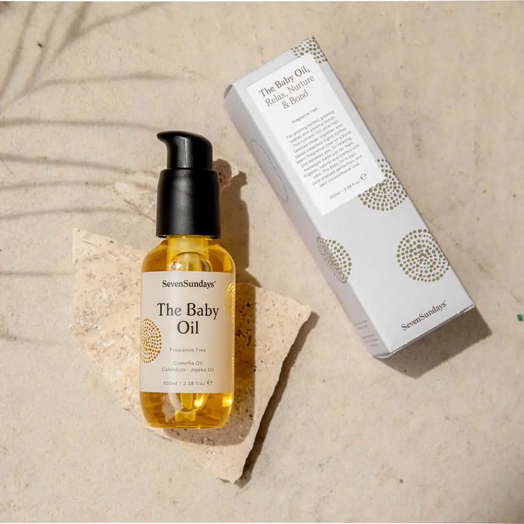 Best Natural & Organic Baby Oil in Australia | Seven Sundays